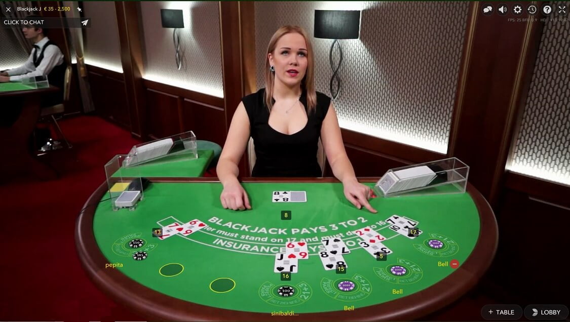 Evolution Gaming Live Dealer Blackjack | 2024